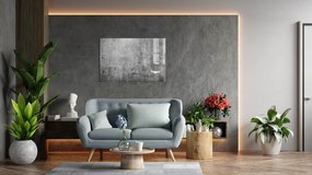 Allboards,Skleněná magnetická tabule- dekorativní obraz CEMENT BETON 90x60 cm,TS96_40002