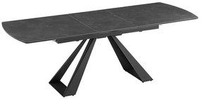 Roztahovací keramický jídelní stůl Kody 180-230 cm grafit