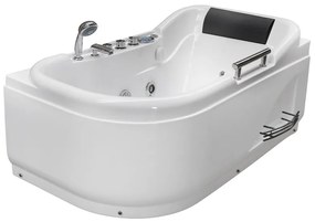 BPS-koupelny Hydromasážní vana HYD-LE796L 140x80 LEVÁ bez ohřevu vody