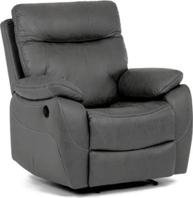 Polohovací křeslo šedé, elektrické TV-4094 GREY3