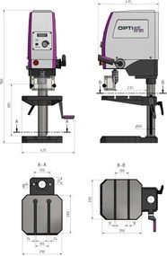 Stolní vrtačka OPTIdrill DX 15 V