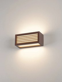 LA 232497 Venkovní svítidlo BOX-L E27 nástěnná barva rzi 230V E27 18W IP44 - BIG WHITE (SLV)