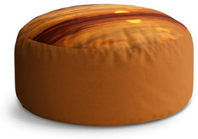 Sablio Taburet Circle Oranžové slunce: 40x50 cm