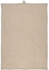 IB LAURSEN Utěrka Freja Rose Shadow 50 x 70 cm, růžová barva, béžová barva, textil