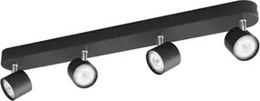 Philips Star 4x4.5W černá / LED bodové svítidlo / 2000lm / 2700K / IP2