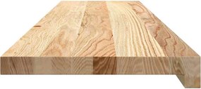 Nášlapy na schody 8 ks neošetřené 100x30x2 cm masivní dub 3282914