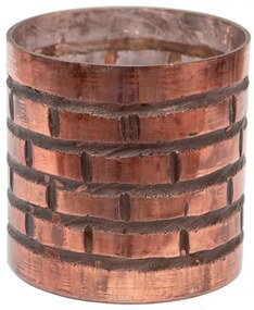 Skleněná čajová svíčka Houder Brown 15*15 cm – 15x15 cm
