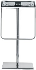 PEDRALI - Výškově stavitelná barová židle AROD 570 DS - transparentní kouřová