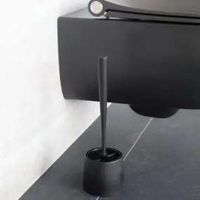Spirella RICKY WC štětka s plastovou nádobou černá
