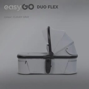 Sourozenecký kočárek EasyGo Duoflex Cloudy Gray