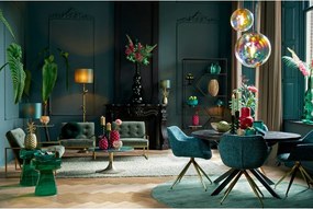 Závěsné svítidlo se skleněným stínidlem ø 48 cm Medina – Light &amp; Living