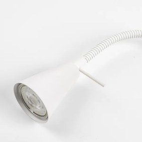 LED Lampa s klipem 1xGU10/4,7W/230V bílá