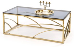 Konferenční stolek Glamour Zlatá barva BERNAR