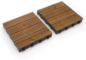 Dřevěná dlažba Linea CombiWood 40 x 40 x 6,5 cm