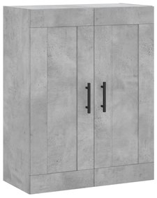 vidaXL Nástěnná skříňka betonově šedá 69,5x34x90 cm kompozitní dřevo