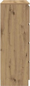 Příborník dub artisan 100x35x99 cm kompozitní dřevo 3328497