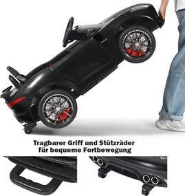 Costway Elektrické dětské auto s příběhy a hudbou a klaksonem a světlomety