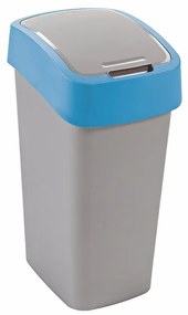 Odpadkový koš s houpacím víkem - CURVER FLIPBIN, 45 l Barva: modrá