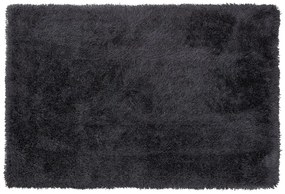 Koberec Shaggy 160 x 230 cm černý CIDE Beliani