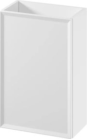 Cersanit Mille, závěsná WC skříňka 392x214x590 mm + keramické umyvadlo Como, bílá matná, S801-568