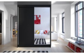 Šatní skříň CAMINO I šířka 150 cm - černá