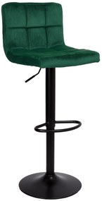 ViaDomo Via Domo - Barová židle Pero - zelená - 40x107x35 cm