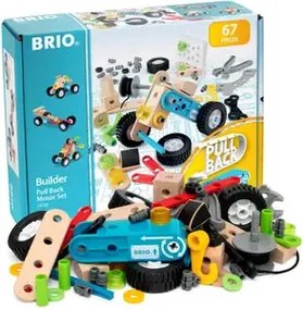 BRIO Stavebnice BUILDER pull-back systém / od 3 let
