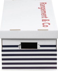 Sada 3 úložných krabic Compactor Marinieres