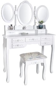 Malatec Toaletní stolek se stoličkou a zrcadlem, 4644