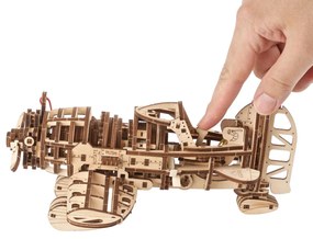 Ugears 3D dřevěné mechanické puzzle Letadlo Mad Hornet