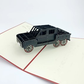 3D přání Černý Hummer
