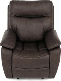 Polohovací křeslo hnědé TV-4092 BR3
