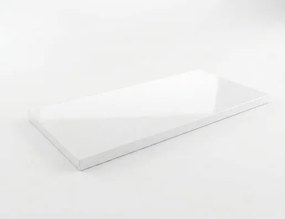 Krycí deska SAT Cube Way 100x3,6x44,7 cm bílá lesk CUBE346KD10036BL