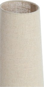Béžová kovová stolní lampa s textilním stínidlem (výška 42 cm) Howie – Light &amp; Living