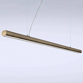 Závěsné LED svítidlo Materica beam 200 cm mosazné
