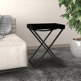 vidaXL Skládací stolek 48 x 34 x 61 cm MDF [331659] Barva: Černá