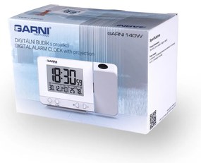 GARNI technology Digitální budík s projekcí času a vnitřní teploty GARNI 140W