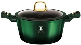 Berlingerhaus berlingerhaus kastrol s poklicí a titanovým povrchem 28 cm emerald collection bh-6059