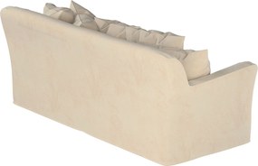 Potah na pohovku IKEA  Tomelilla 3-místná nerozkládací barva ekr látka lesklé, sametová