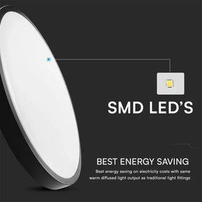 LED Koupelnové stropní svítidlo se senzorem LED/24W/230V IP44 4000K pr. 35 cm+DO