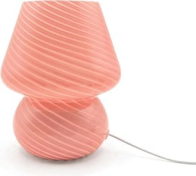 LED stolní lampička růžová