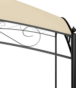 Altán 3 x 4 x 2,65 m krémový 180 g/m² 313909