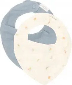 Little Dutch Bryndáček bandana Forest Treasures  Denim Blue 2 ks