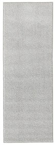 Světle šedý běhoun Hanse Home Pure, 80 x 400 cm