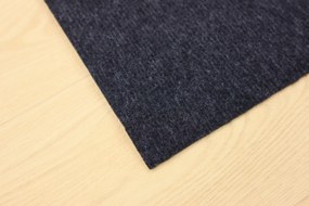 Betap koberce SUPER CENA: Černý výstavový koberec Budget metrážní - Bez obšití cm