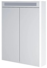 Mereo Mereo, Siena, galerka 64 cm, zrcadlová skříňka, bílá, antracit, černá , multicolor - RAL lesk/mat, CN416GB