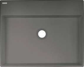 Deante Correo, granitové umyvadlo na desku 500x400x125 mm, antracitová metalíza, DEA-CQR_TU5S