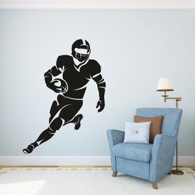 Samolepka na zeď - Americký fotbalista (43x60 cm) - PopyDesign