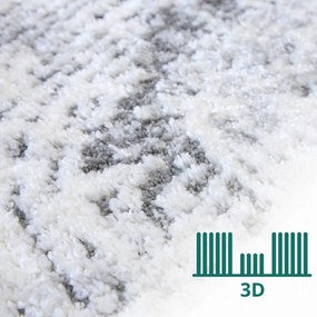 Angel Carpet, Kusový koberec Aurora 55 Grey, 60x110, šedá, kancelář