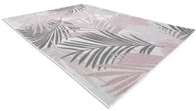 koberec SISAL SION palmové listy, tropický 2837 ploché tkaní ecru / velikost 160x220 cm | krásné koberce cz